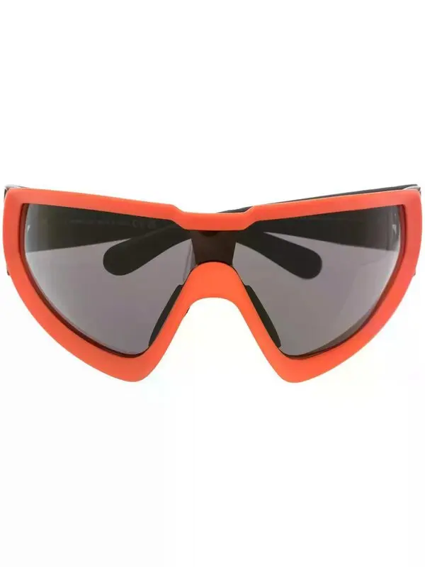Moncler Wrapid Shield Sunglasses - Orange