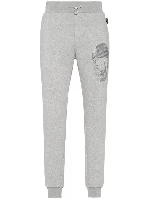 Philipp Plein Skull Track Pants - Grey