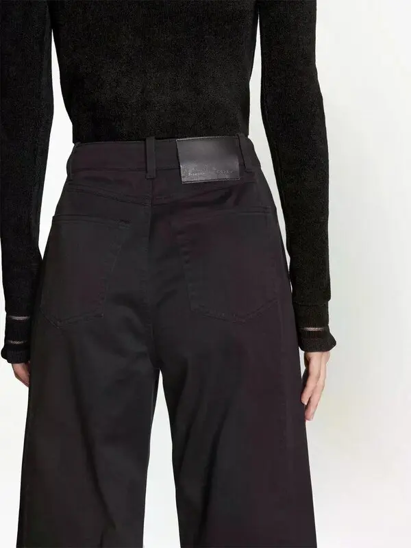 Proenza Schouler White Label Cropped Cotton Twill Culottes