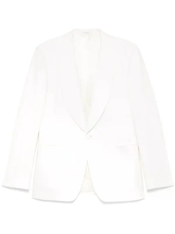 FURSAC Shawl-lapels Blazer - Ecru