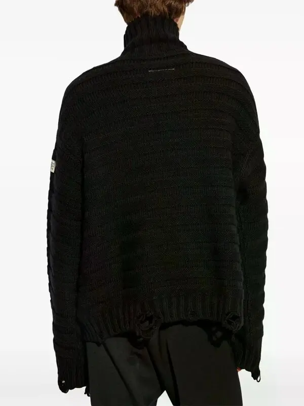 MAISON MARGIELA Distressed High-neck Jumper