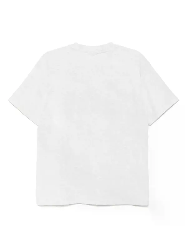 CHOCOOLATE Logo-embroidered T-shirt - Grey