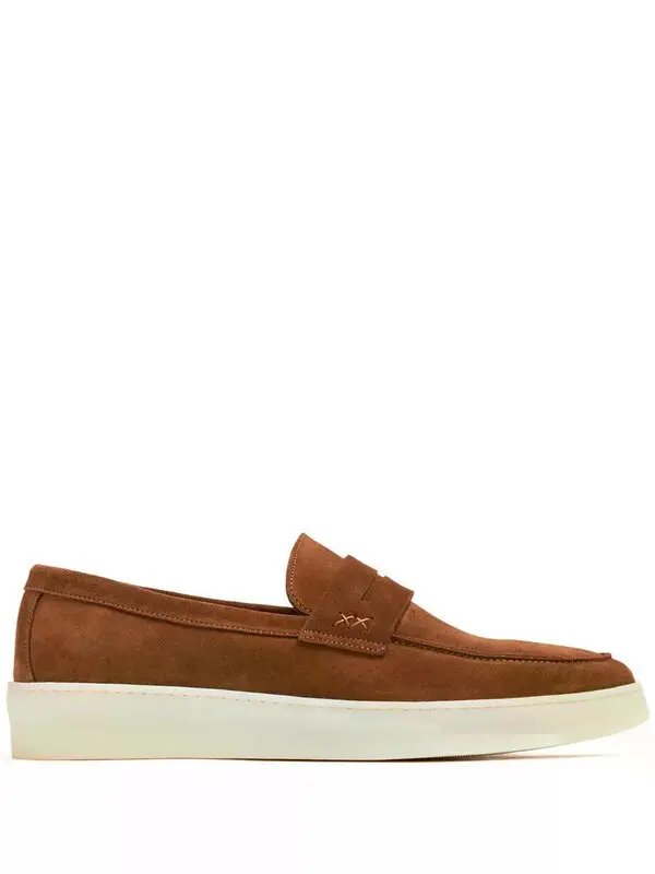 FORSA Armando Suede Loafers - Brown