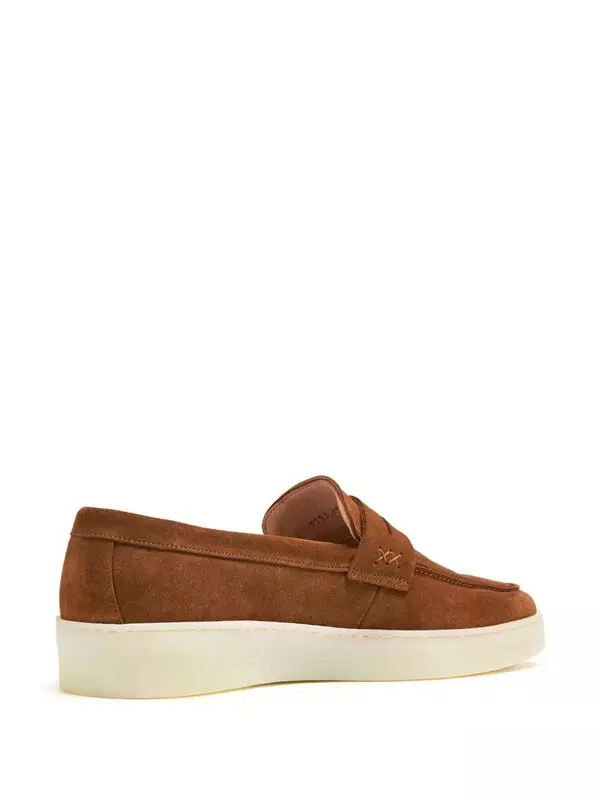 FORSA Armando Suede Loafers - Brown