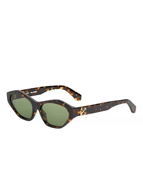 Off-White Cat-eye Frame Sunglasses - Brown