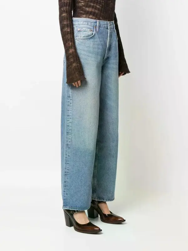 AGOLDE High-rise Straight-leg Jeans