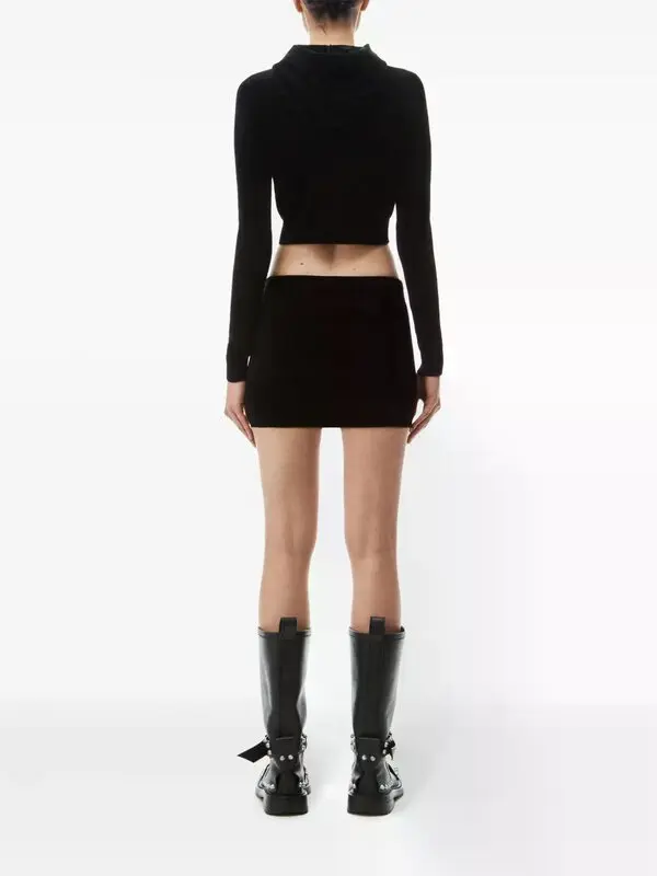 Alexander Wang Logo-embossed Mini Skirt