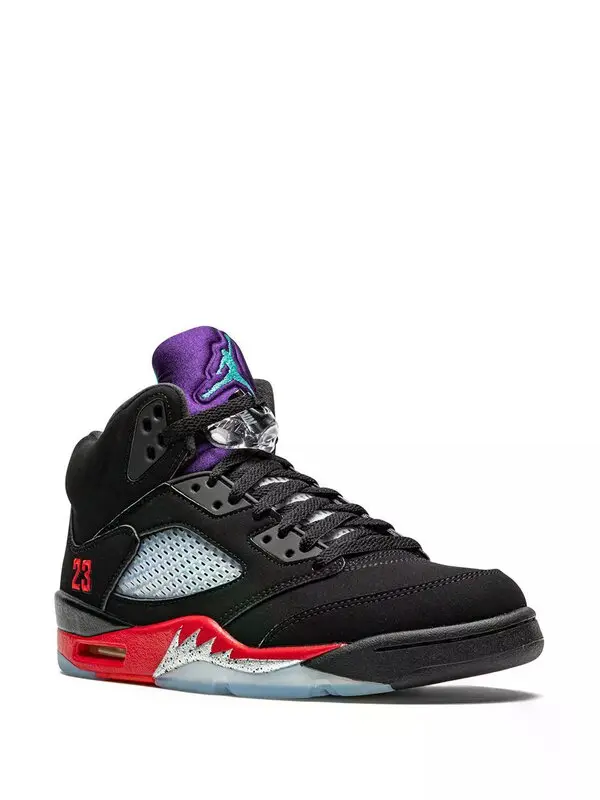 JORDAN Air 5 Retro Top 3 Sneakers - Black