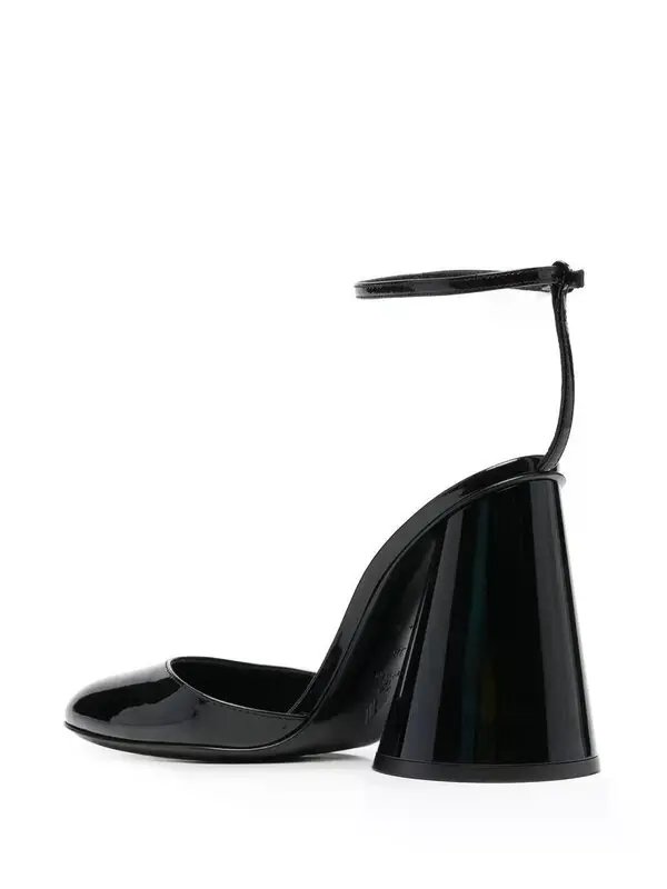 Attico Pointed-toe Leather Pumps - Black