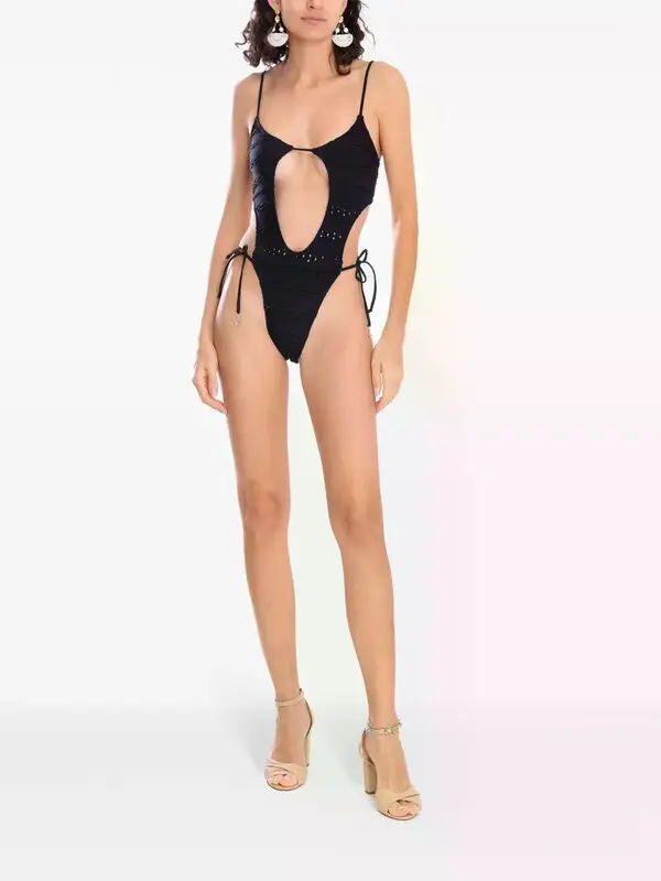 AMIR SLAMA Openwork One-piece Swimsuit