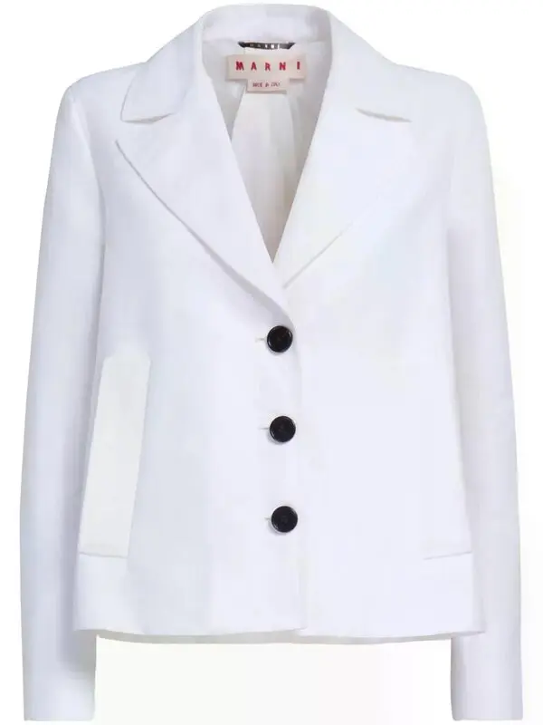 Marni Single-breasted Cotton Blazer