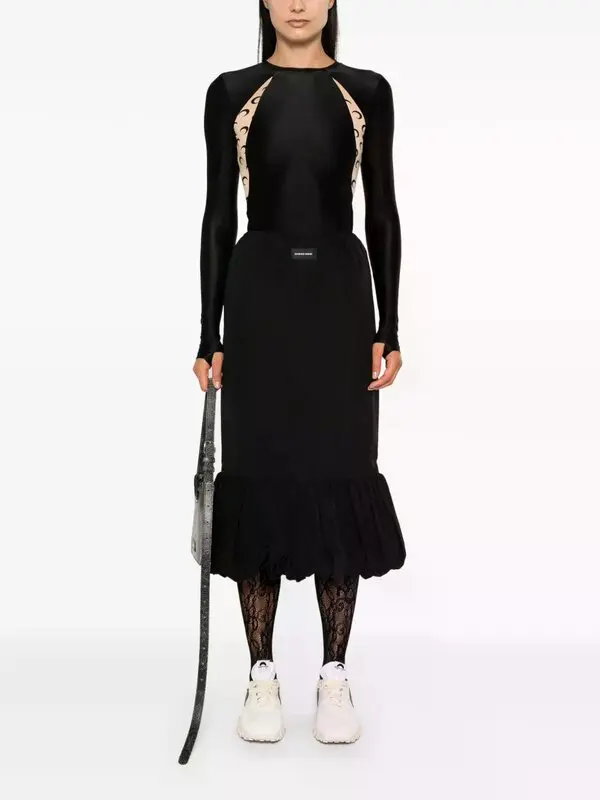MARINE SERRE Bubble Midi Skirt