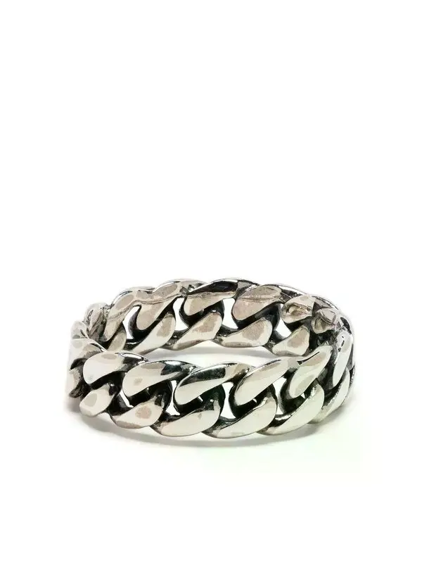 Emanuele Bicocchi Chain-link Ring - Silver