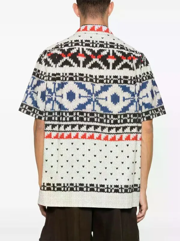 Sacai Abstract-pattern Shirt