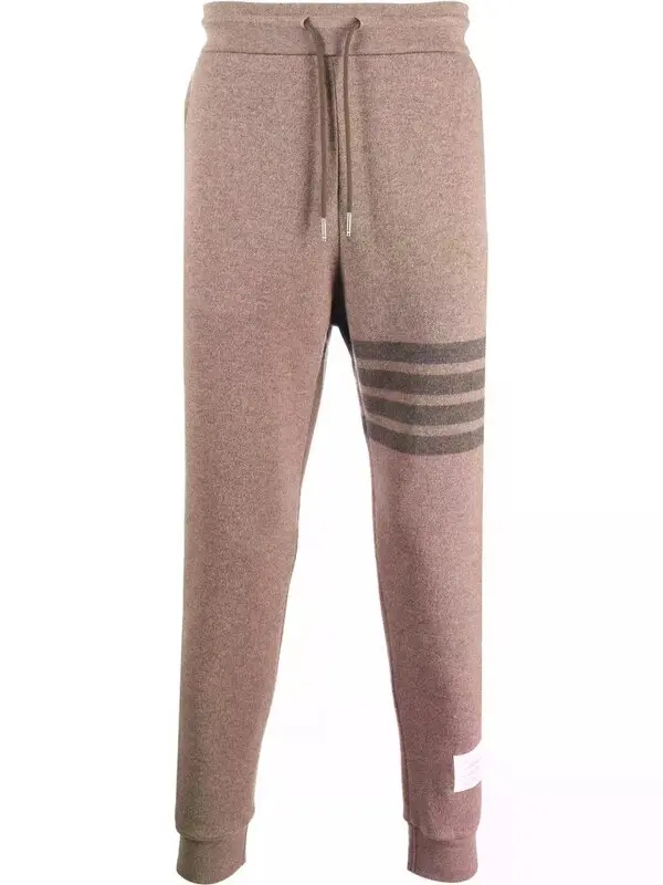 Thom Browne 4-bar Wool Track Pants - Brown