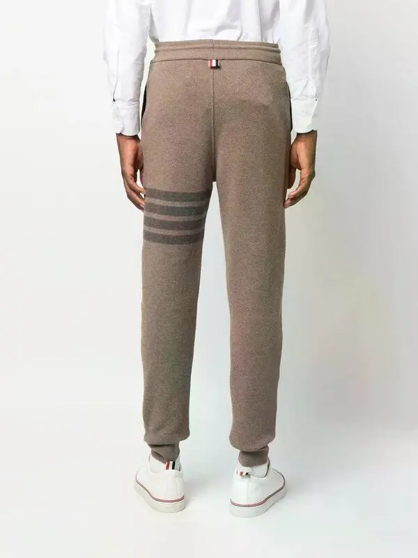 Thom Browne 4-bar Wool Track Pants - Brown