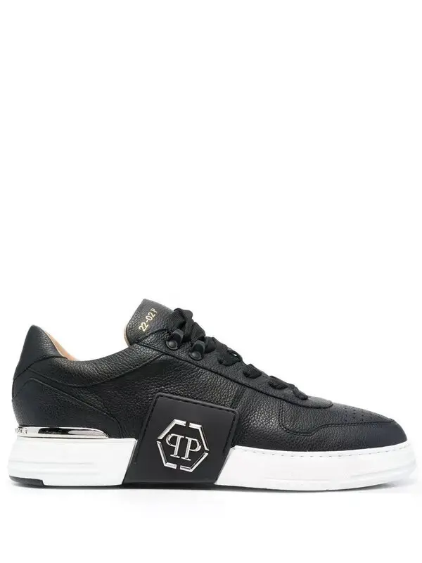 Philipp Plein Hexagonal Low-top Sneakers - Black