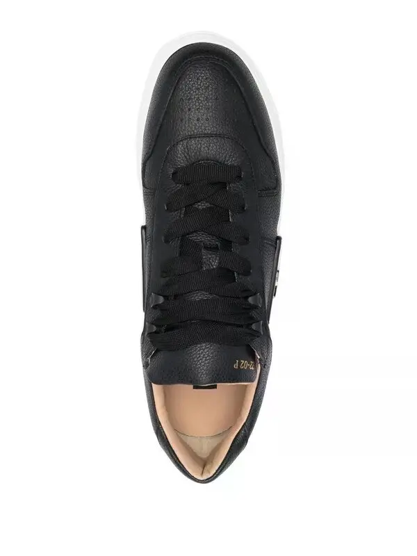 Philipp Plein Hexagonal Low-top Sneakers - Black