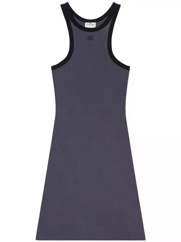 COURREGES Cotton Scuba Dress
