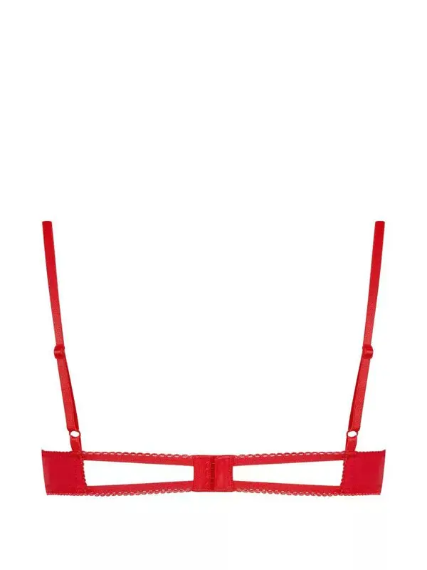 MAISON CLOSE Le Petit Secret Cupless Bra - Red