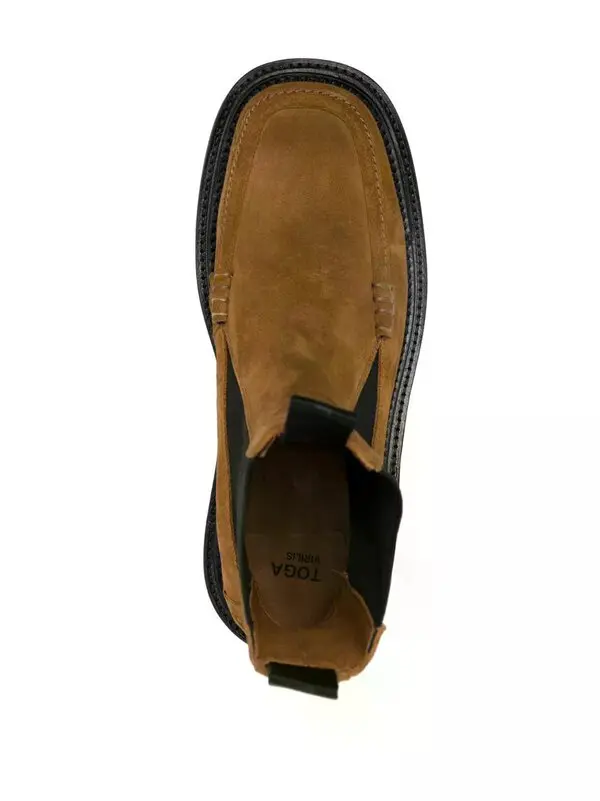 TOGA VIRILIS Stud-embellished Suede Boots