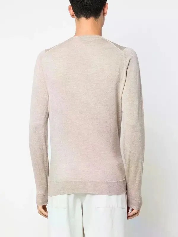 John Smedley Round-neck Knit Jumper - Neutrals