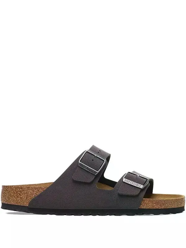 BIRKENSTOCK Arizona Suede Slides - Grey