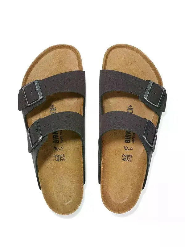 BIRKENSTOCK Arizona Suede Slides - Grey