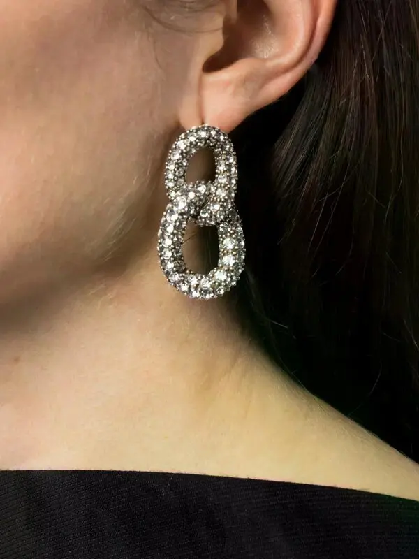 Isabel Marant Étoile Funky Ring Crystal-embellished Earrings