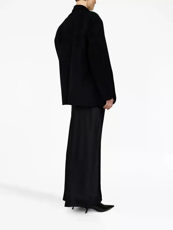 ANINE BING Flared Silk Maxi Skirt