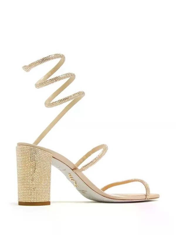 Rene Caovilla Cleo 80mm Crystal-embellished Sandals