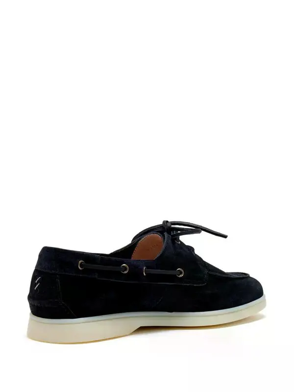 FORSA Suede Boat Shoes - Blue