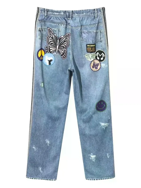 Needles Patch-detailing Track Jeans