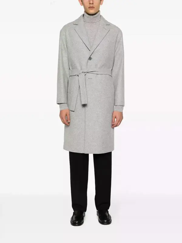 HEVO Cisternino Belted Single-breasted Coat