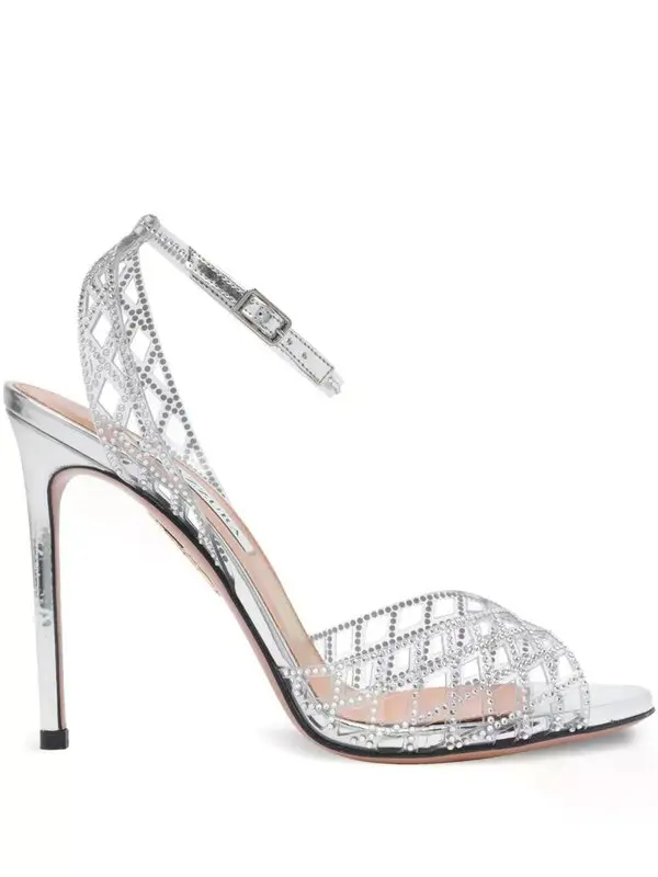 AQUAZZURA 105mm Leather Sandals