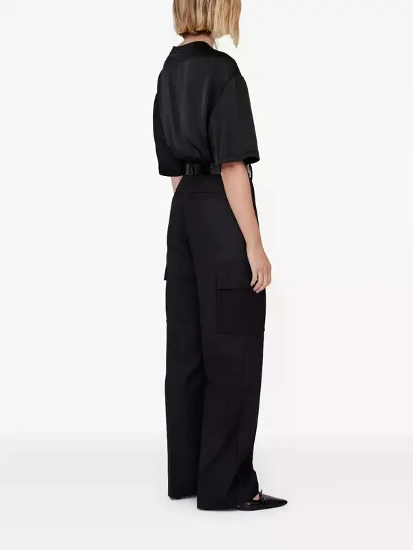 ANINE BING Dayton Cargo Trousers - Black