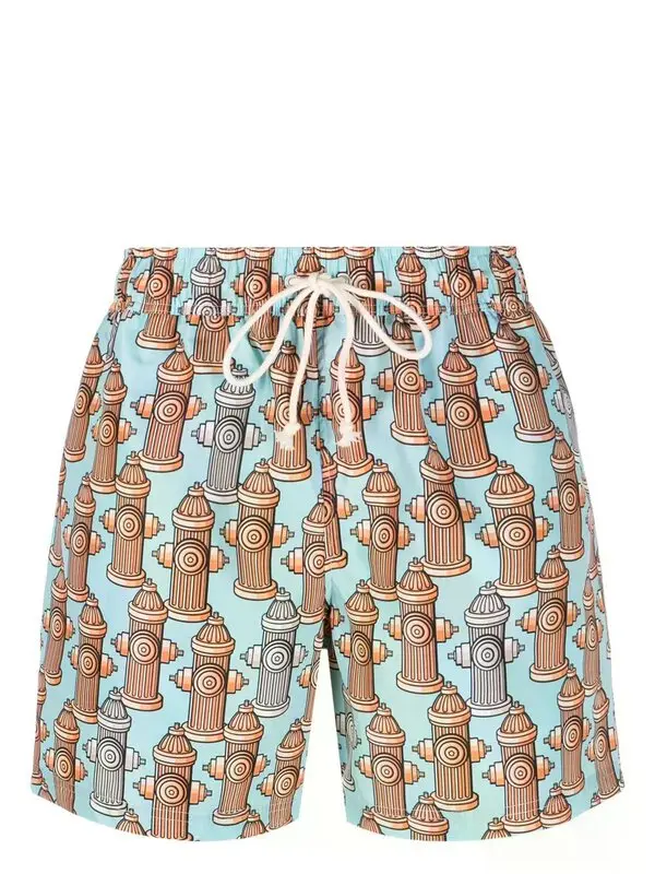 Palm Angels Fire Hydrant Swim Shorts