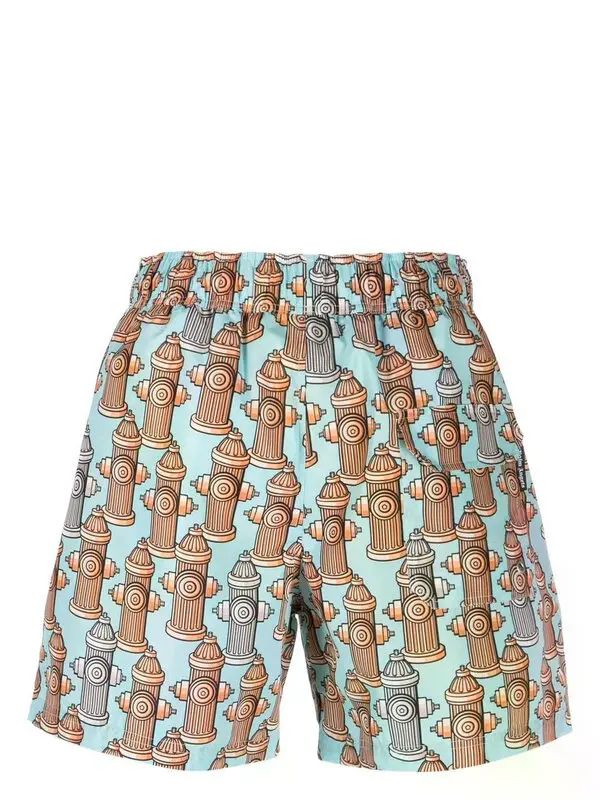 Palm Angels Fire Hydrant Swim Shorts