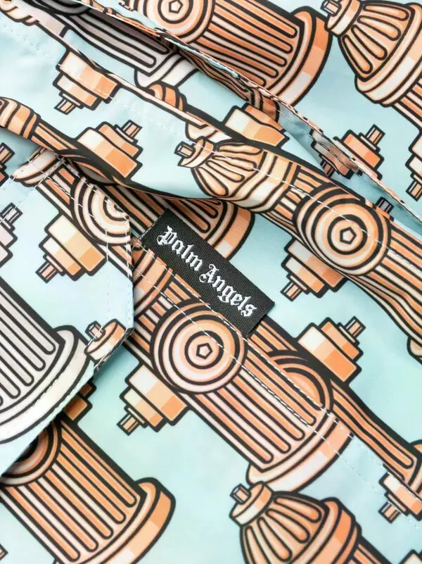 Palm Angels Fire Hydrant Swim Shorts