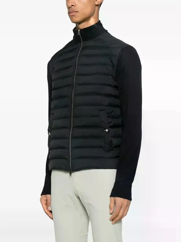 Herno Zip-up Padded Cardigan - Blue
