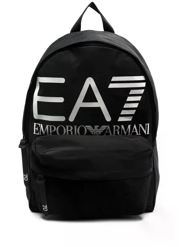 EA7 Logo-print Backpack