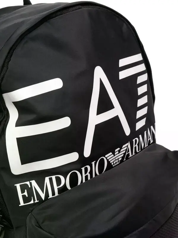 EA7 Logo-print Backpack