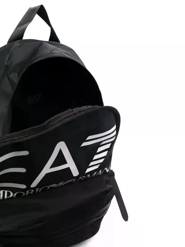 EA7 Logo-print Backpack