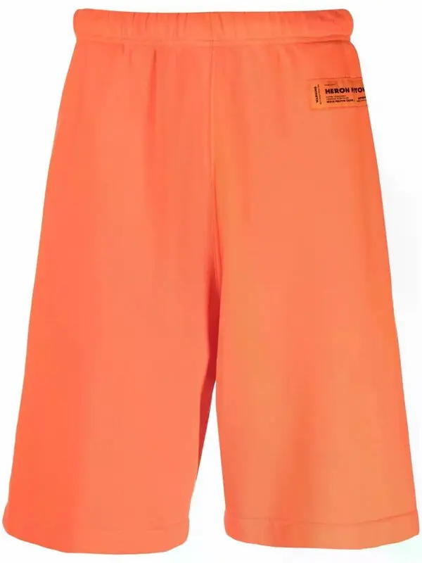 Heron Preston Recycled Cotton Track Shorts - Orange
