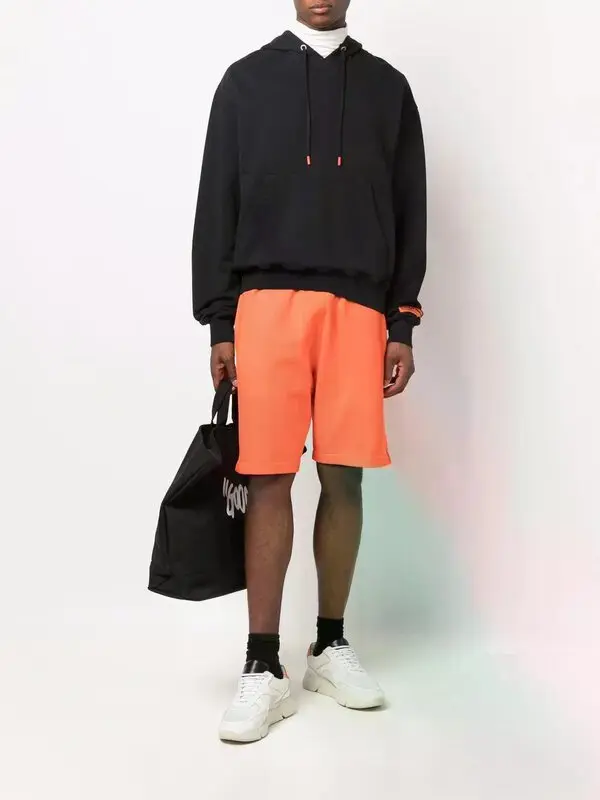 Heron Preston Recycled Cotton Track Shorts - Orange