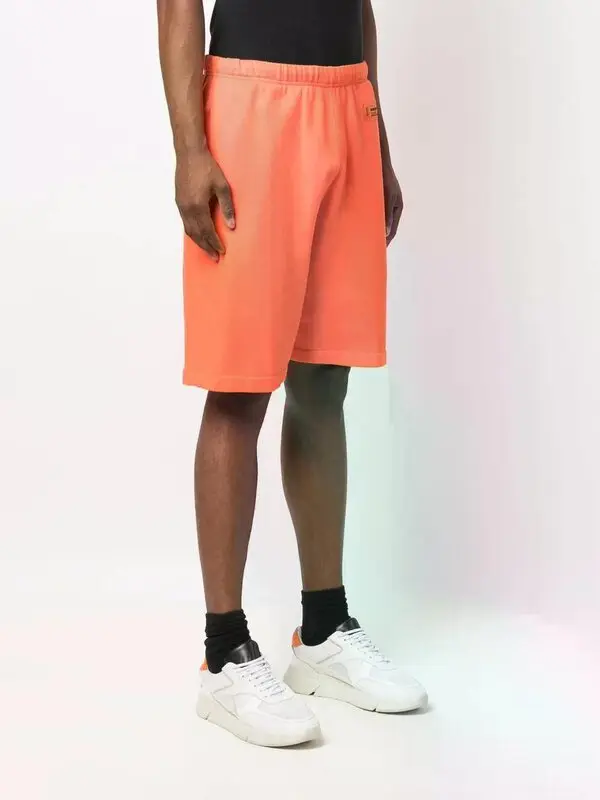 Heron Preston Recycled Cotton Track Shorts - Orange