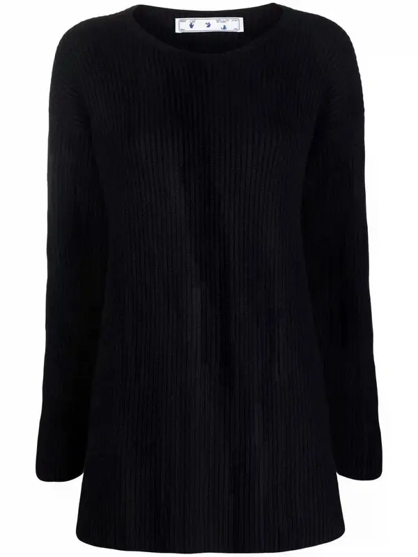 Off-White Ribbed-knit Wool Jumper