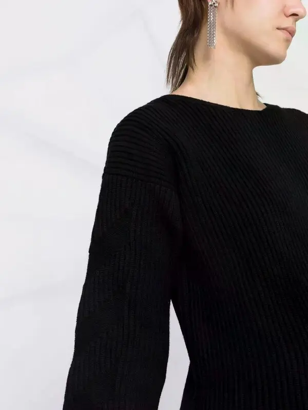 Off-White Ribbed-knit Wool Jumper