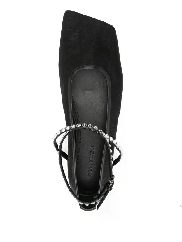 Amina Muaddi Ane Ballet Flats