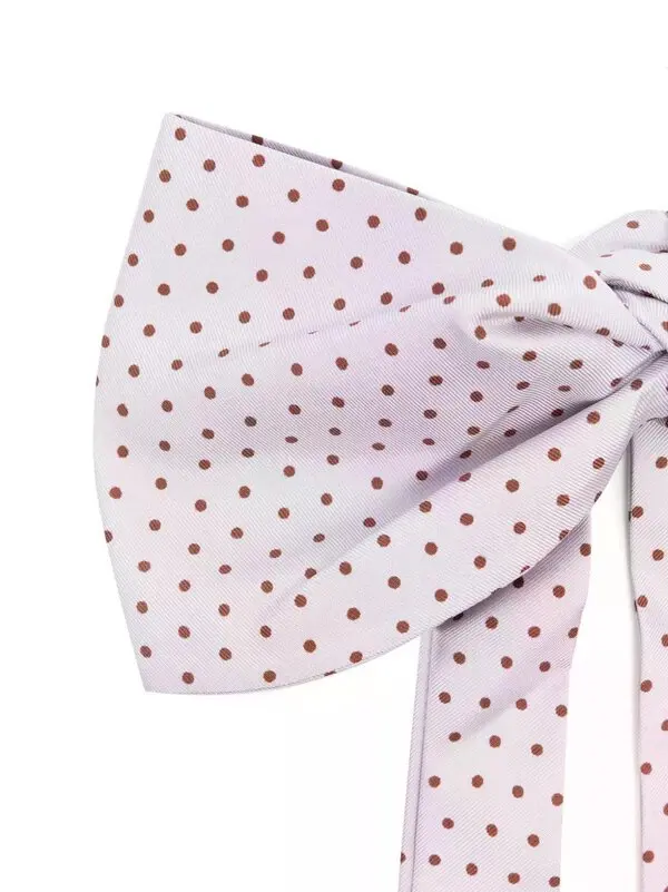 Etro Silk Polka Dot Bow Tie